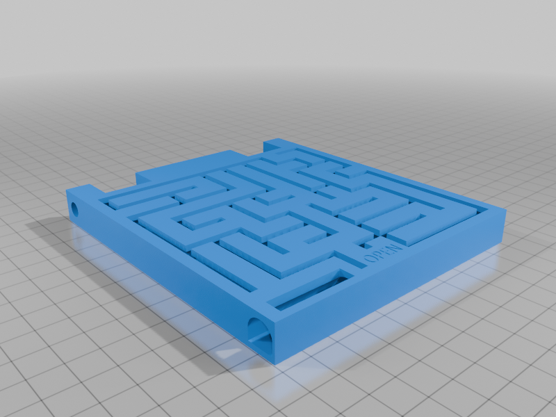 🗺 Geocache Maze・Free STL File for 3D printing・Cults