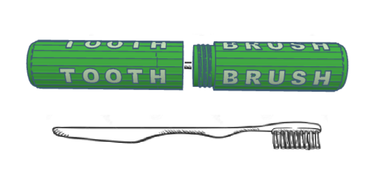 🪥 Tootbrush travelbox・Free 3D File for ・Cults