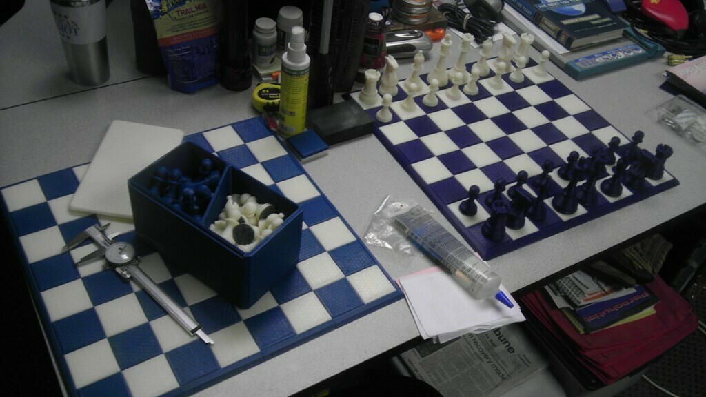 ♟️ 4d-Staunton Full Size Chess Set・Free 3D File for ・Cults