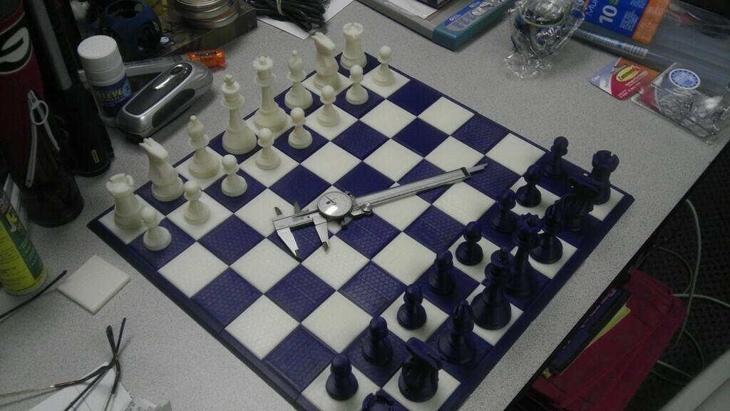 ♟️ 4d-Staunton Full Size Chess Set・Free 3D File for ・Cults