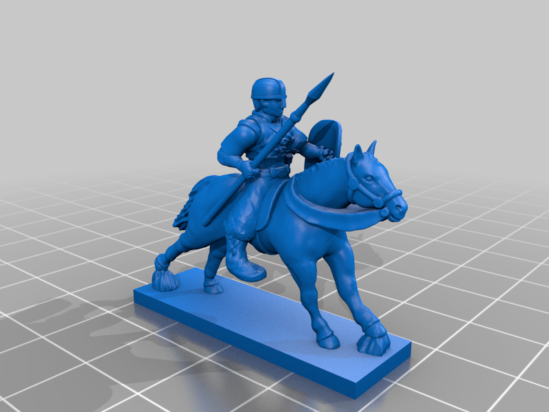 🏹 Late Middle Ages - Generic Light Cavalry・Free 3D File for ・Cults