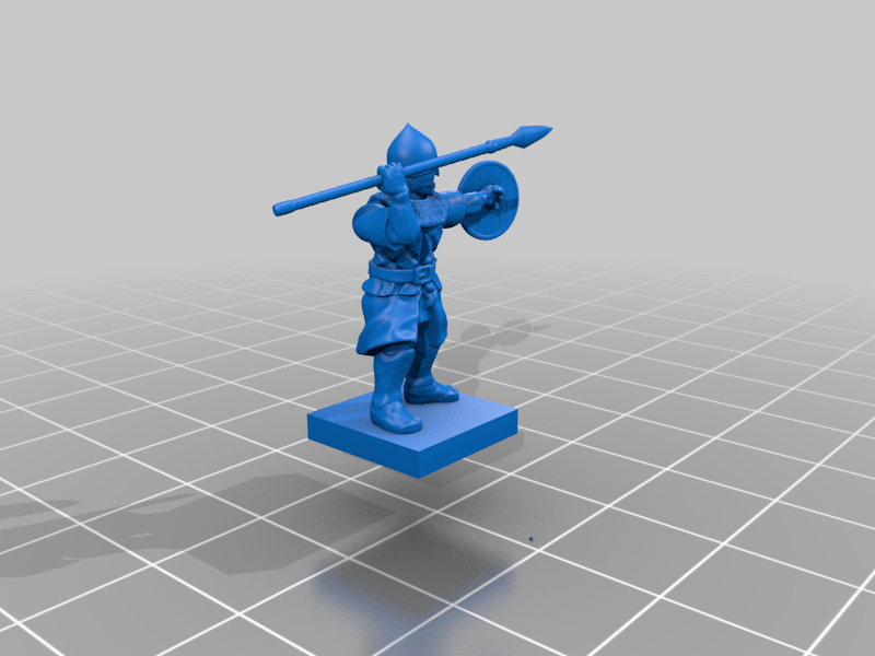 🏹 Middle Ages - Eastern Roman Heavy Infantry・Free 3D File for ・Cults