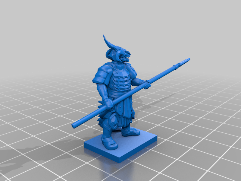 🏹 Fantasy - Dragonborn Warband・Free 3D File for ・Cults