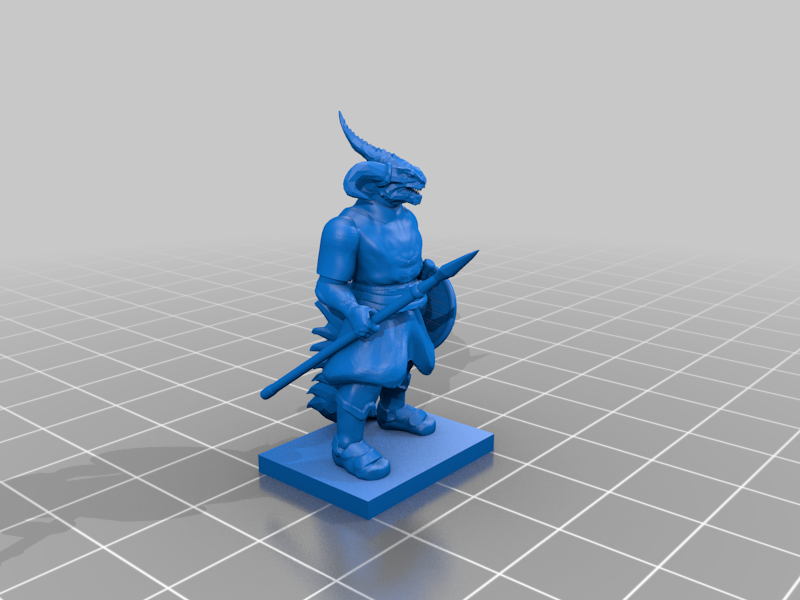 🏹 Fantasy - Dragonborn Warband・Free 3D File for ・Cults