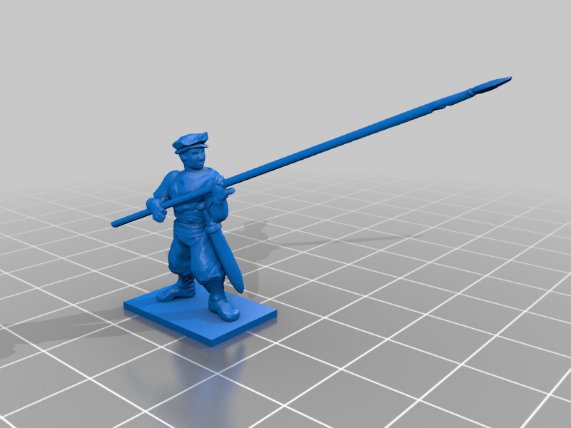 Free 3D file Middle Renaissance - Imperial Roman Light Pikemen 🎲 ・3D ...