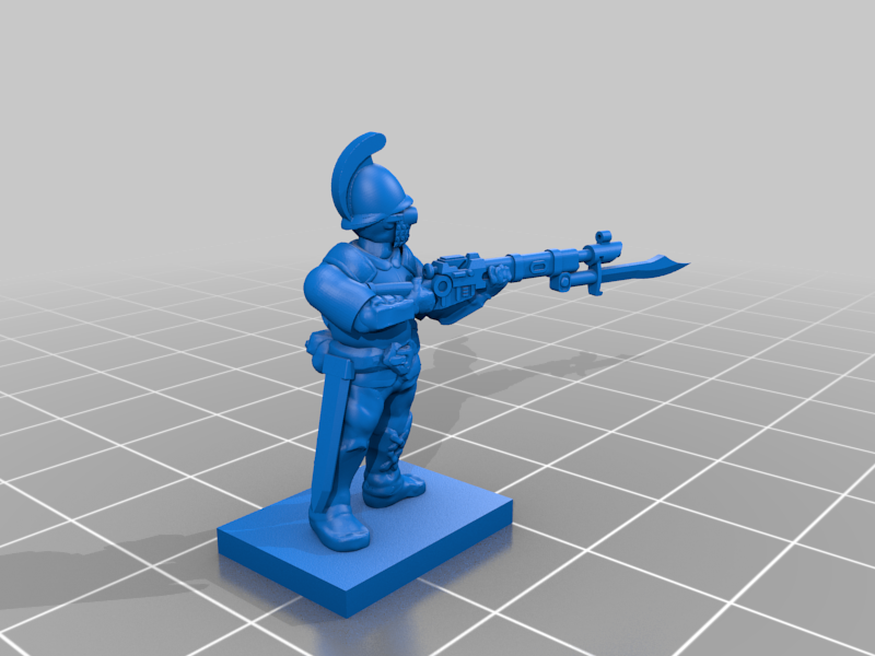 🎲 Steampunk - Line Infantry・Free 3D File for ・Cults