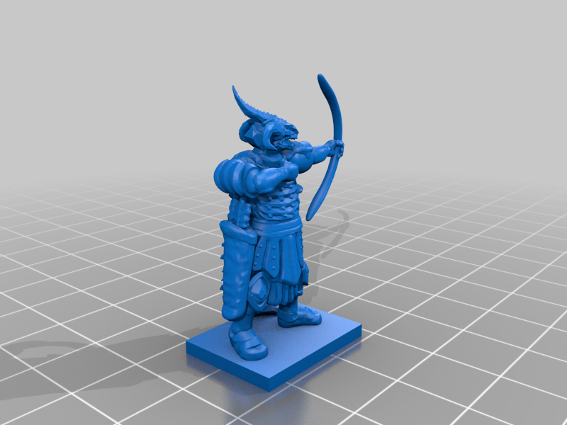 🏹 Fantasy - Dragonborn Warband・Free 3D File for ・Cults