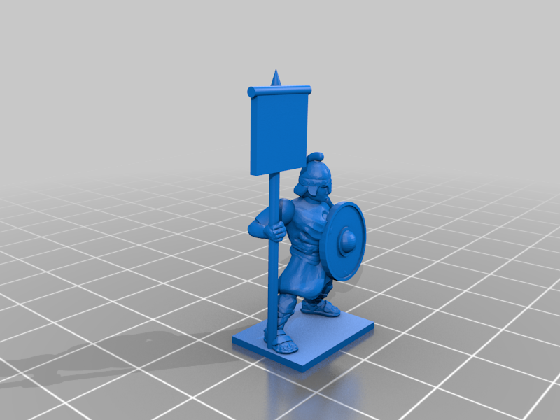 🎲 Late Antiquity - Roman Medium Infantry Command・Free 3D File for ・Cults