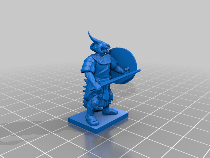 🏹 Fantasy - Dragonborn Warband・Free 3D File for ・Cults