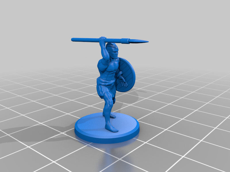 🏛️ Classical Antiquity - Numidian Skirmishers・Free 3D File for ・Cults