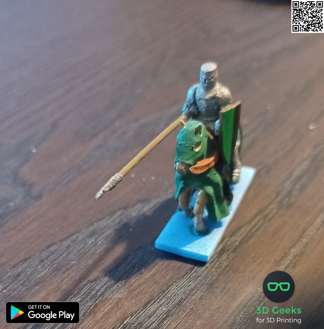 3D print Knight Cavalry Miniatures Customizable・Cults
