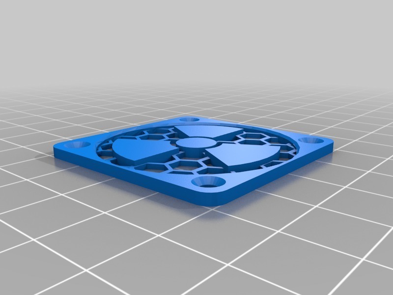 Free 3D file 40mm / 80mm Fan Grid 🧑‍🔧 ・3D print design to download・Cults