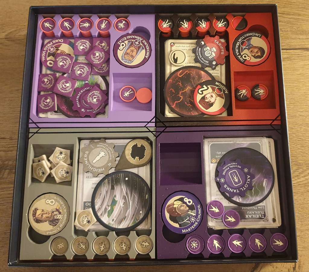 🎲 Dune Board Game Faction Holder Remix - Para Insertos de Fichas de ...