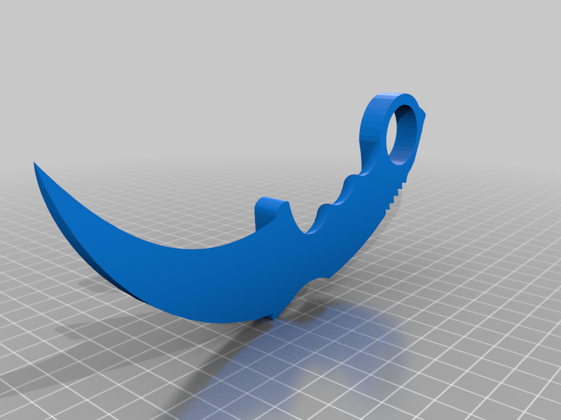 🎮 Karambit・Free 3D File for ・Cults