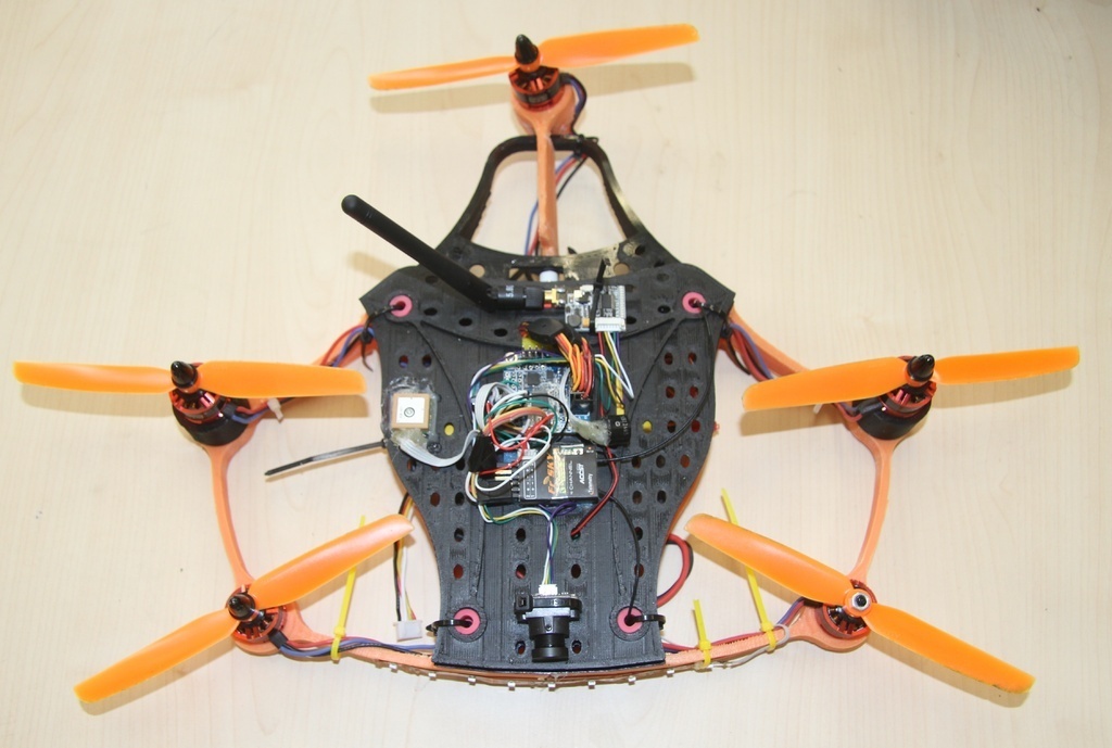 🚁 Trilobite five(tri)copter・Free 3D File for ・Cults