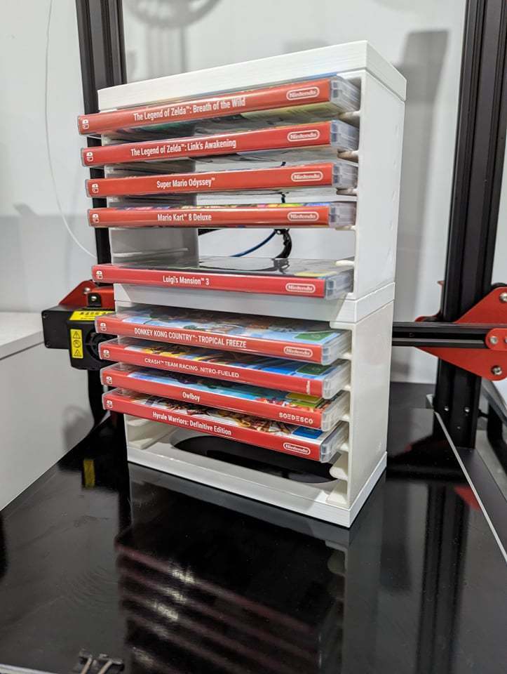 🎮 Nintendo Switch Stacking Game Case Holder (Commercial License)・ 3MF ...