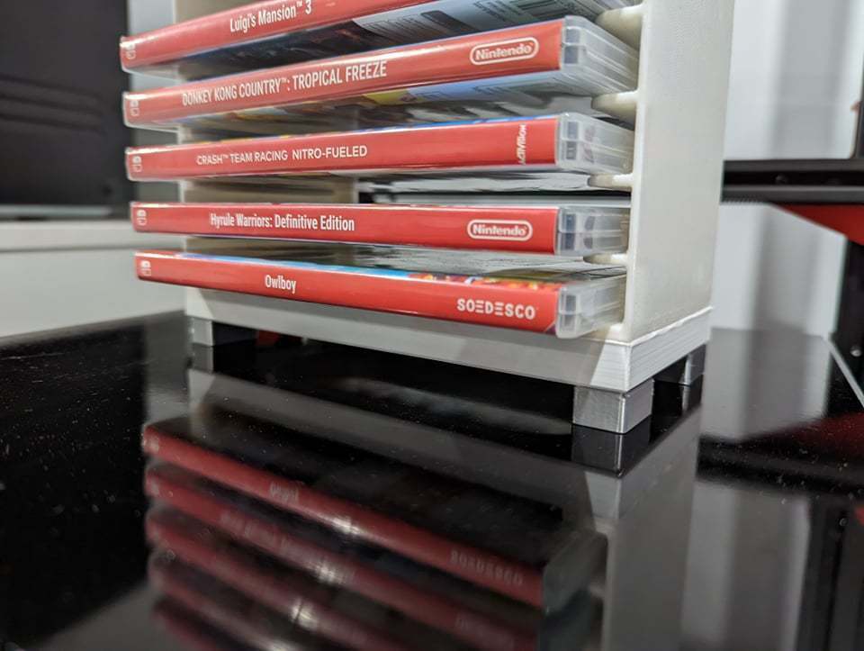 🎮 Nintendo Switch Stacking Game Case Holder (Commercial License)・ 3MF ...