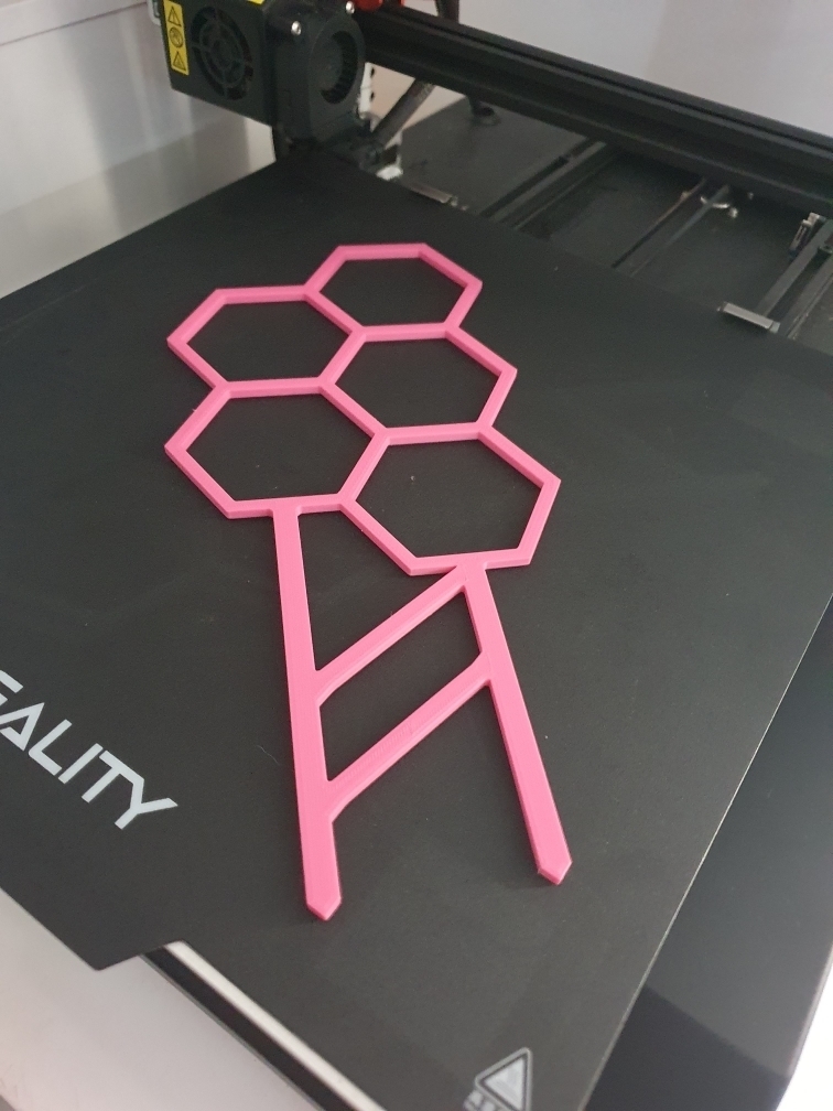 STL file Plant Honeycomb Trellis (Commercial License) 🌿 ・3D printable ...