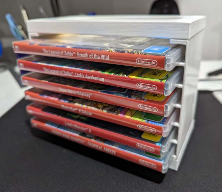 🎮 Nintendo Switch Stacking Game Case Holder (Commercial License)・ 3MF ...