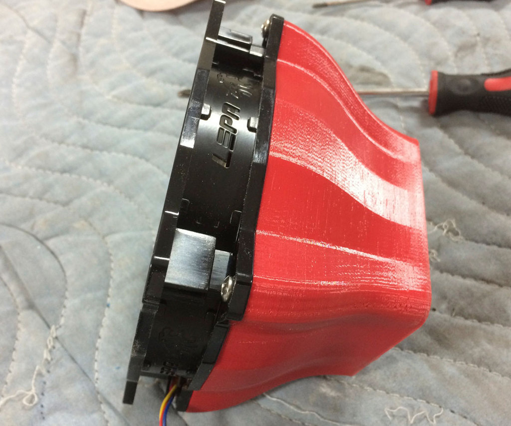 🖥️ 120mm lepa cpu fan duct・Free 3D File for ・Cults