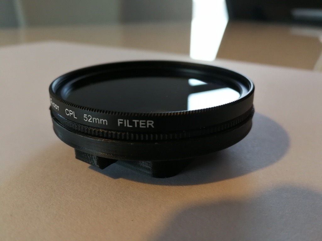 📷 52mm filter mount for Gopro6・Free 3D File for ・Cults