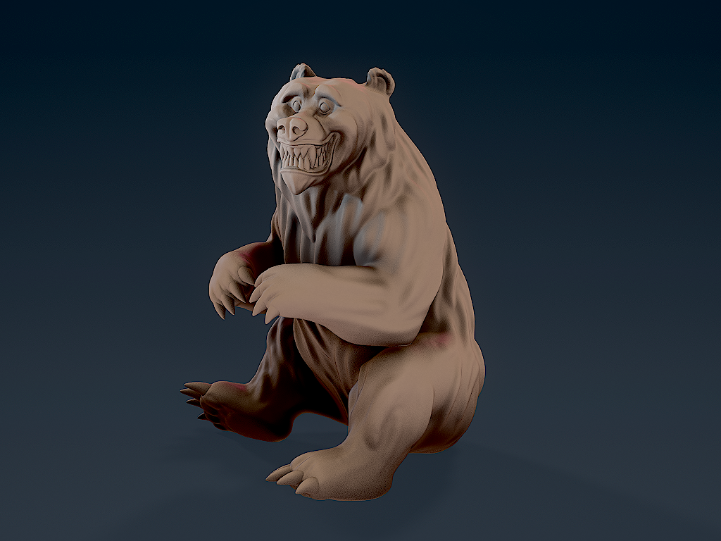 Free STL file Toothy bear 🐻・3D printing idea to download・Cults