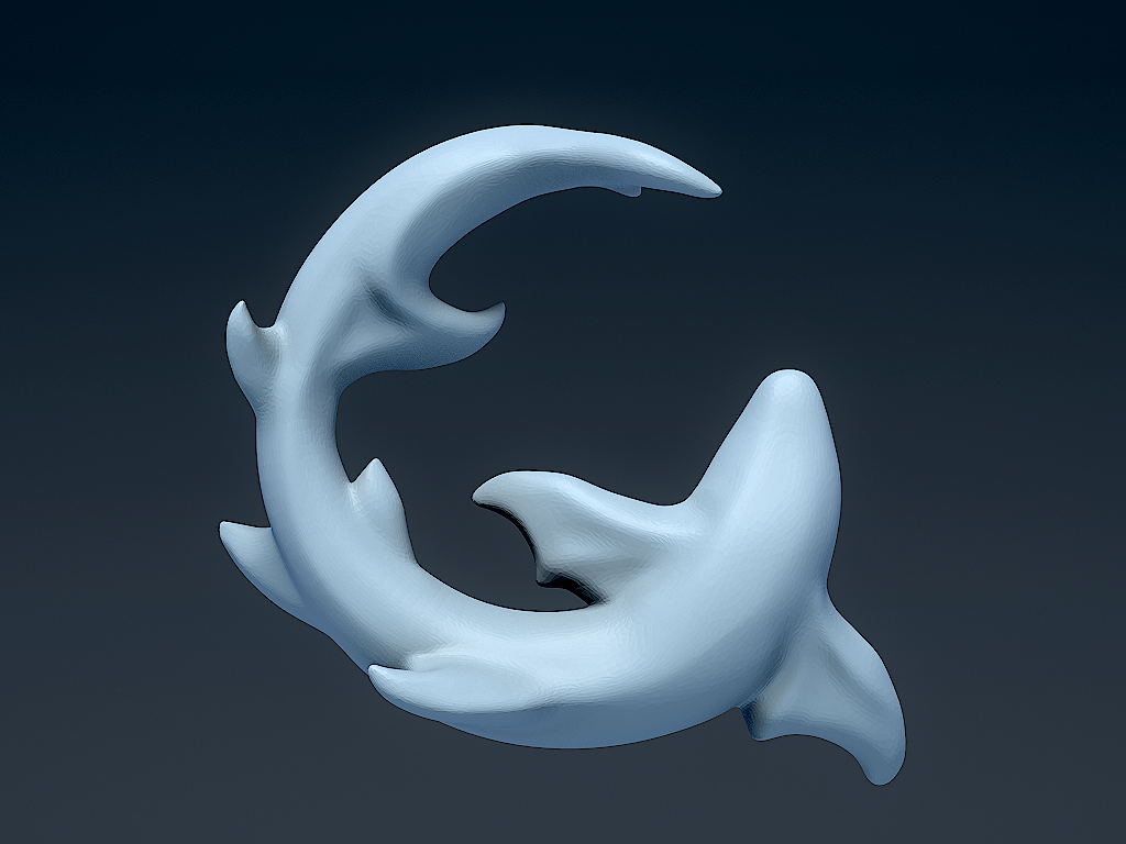 Free 3D file Shark 2 🦈 ・3D print object to download・Cults