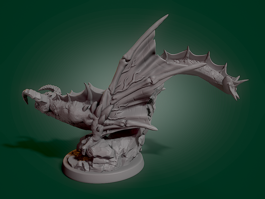 Free STL file Crawling Dragon 🐉 ・3D printing design to download・Cults