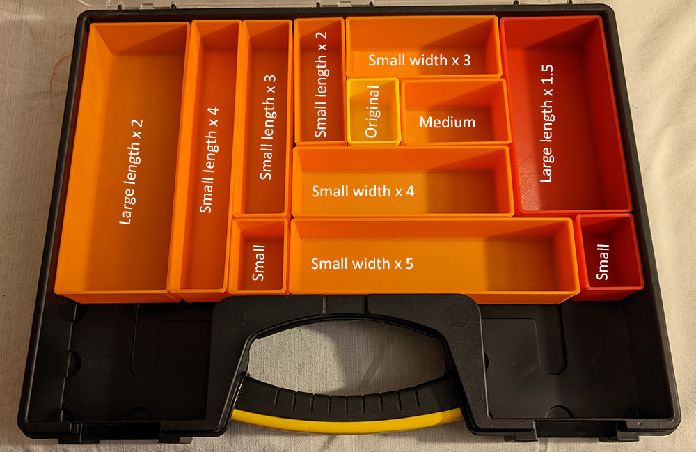 Fichier 3D gratuit Stanley Organizers - Bacs de taille irrégulière 🧰 ...