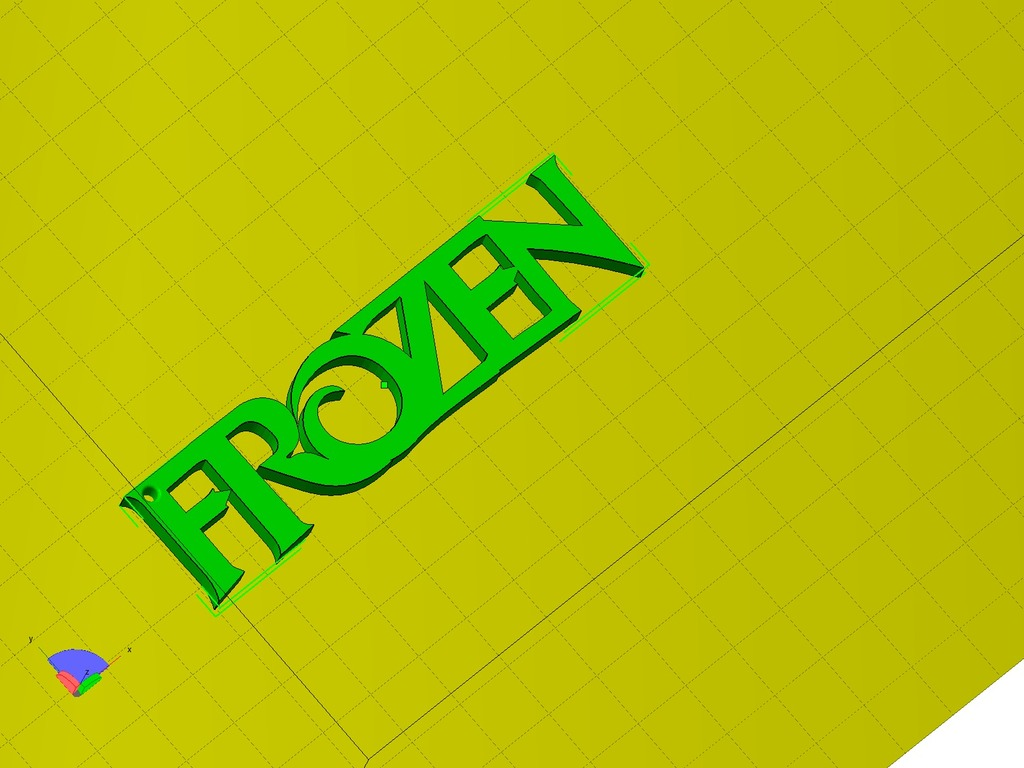 Free 3D file Frozen key chain 🔑 ・3D print design to download・Cults