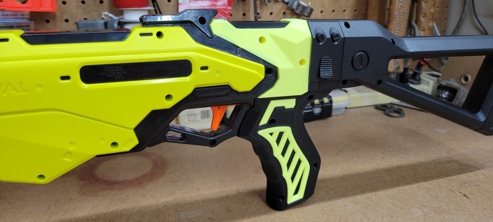 🎠 Nerf Rival Saturn Grip・Free 3D File for ・Cults