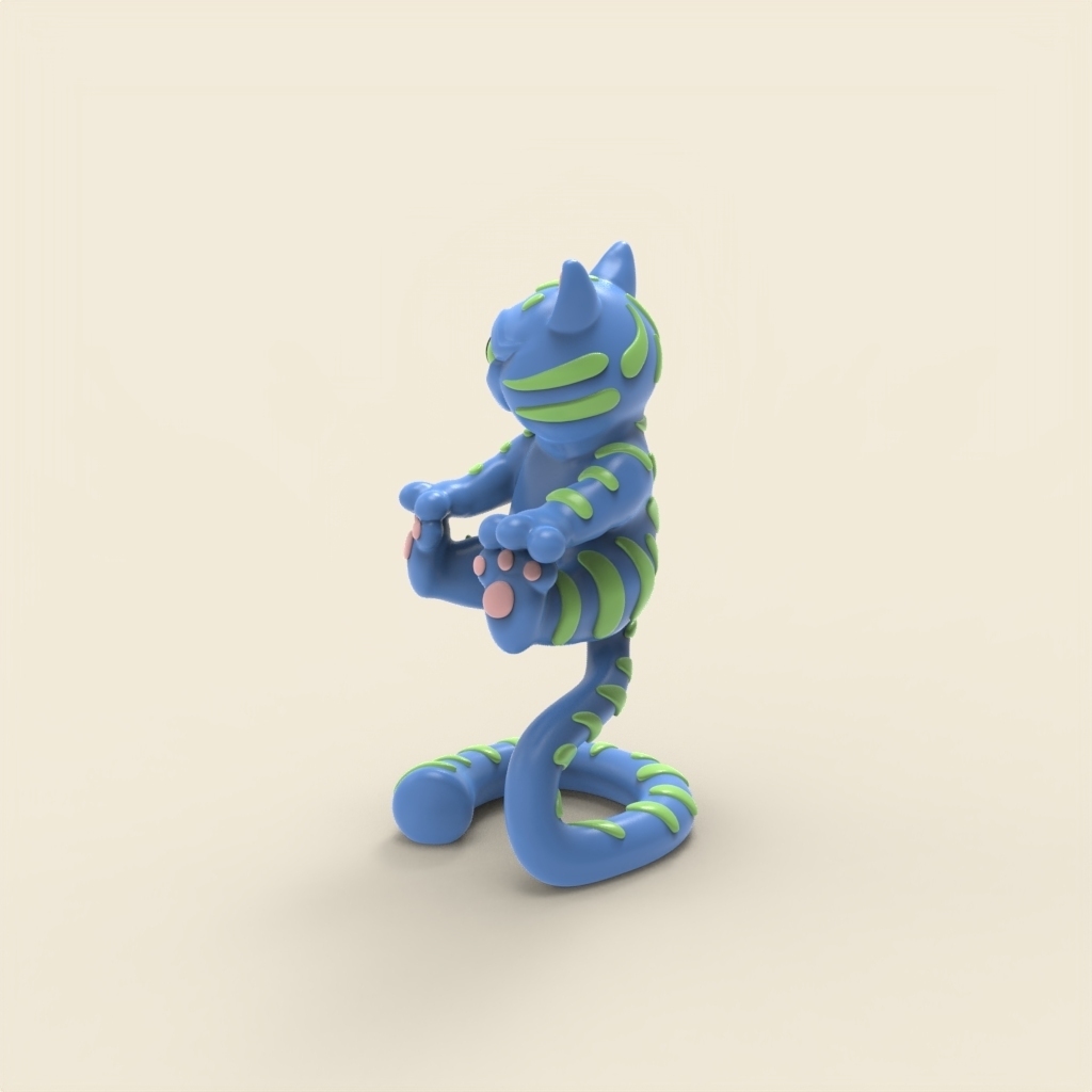 🐱 Chester Cat・Free 3D File for ・Cults