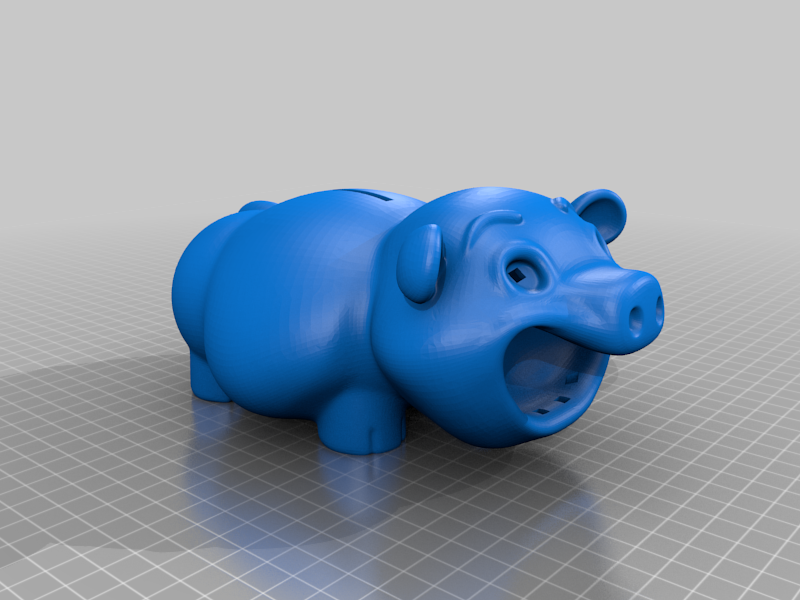 Free 3D file piggy bank 🏦 ・3D printer design to download・Cults