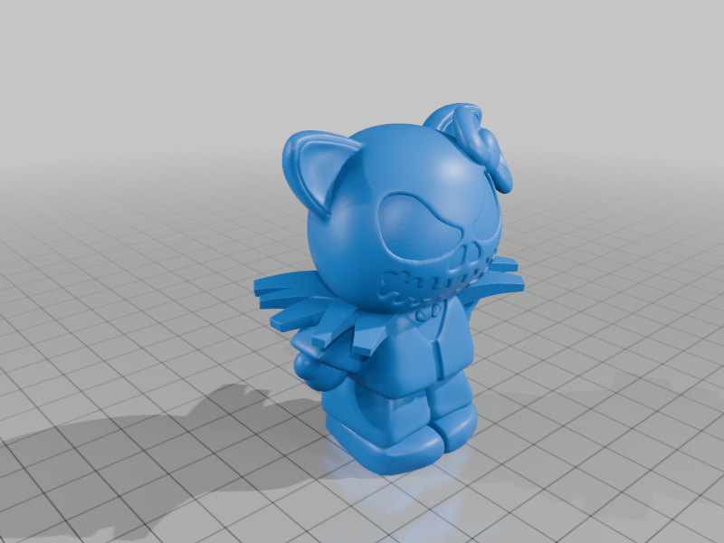 Free 3D file Hello Kitty Nightmare 👋 ・3D printing template to download ...
