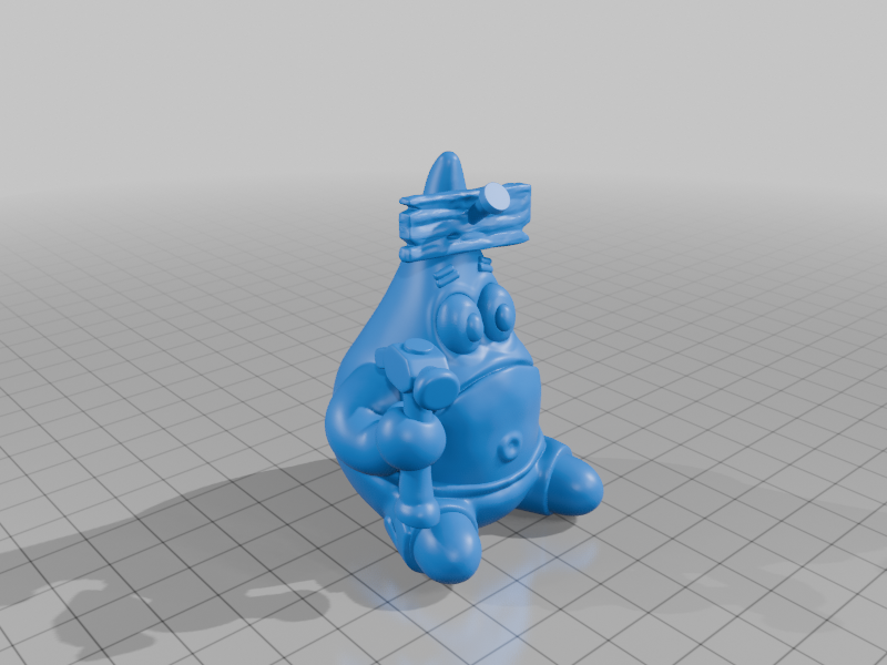 ⭐ patrick star・Free 3D File for ・Cults