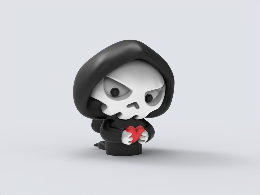 💜 petite mort con corazón・Archivo 3D Gratis para ・Cults