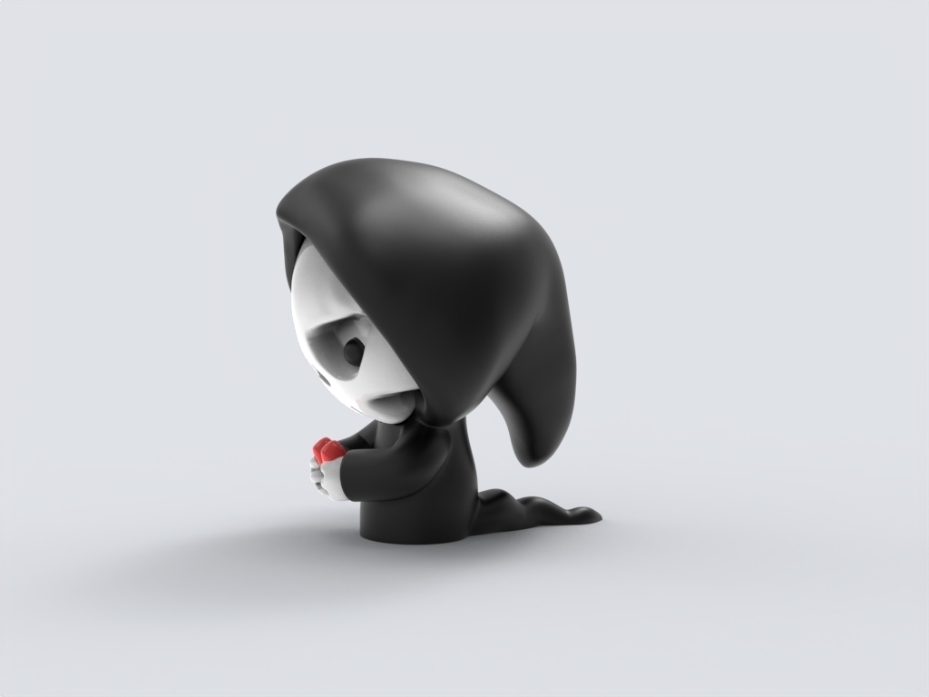 💜 petite mort con corazón・Archivo 3D Gratis para ・Cults