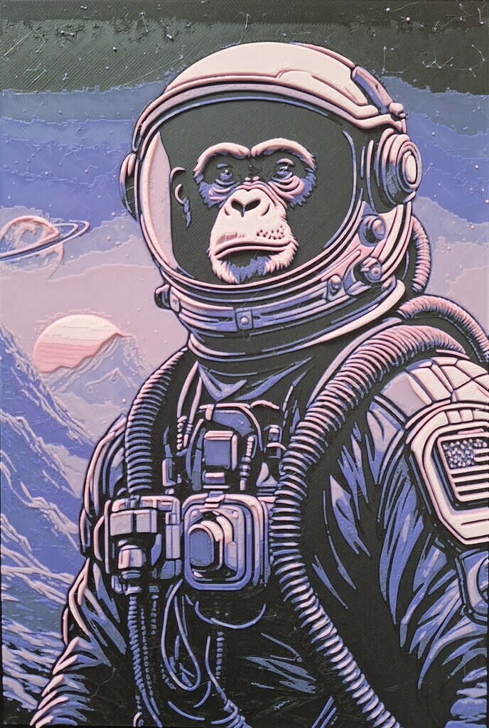 🧑‍🚀 Simio astronauta・Archivo 3D Gratis para ・Cults