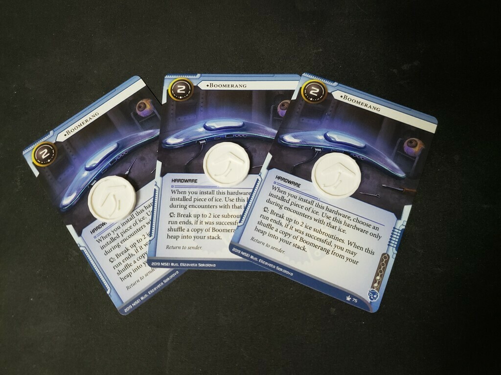 Free 3D file Netrunner Boomerang Token 🪃 ・3D print model to download・Cults