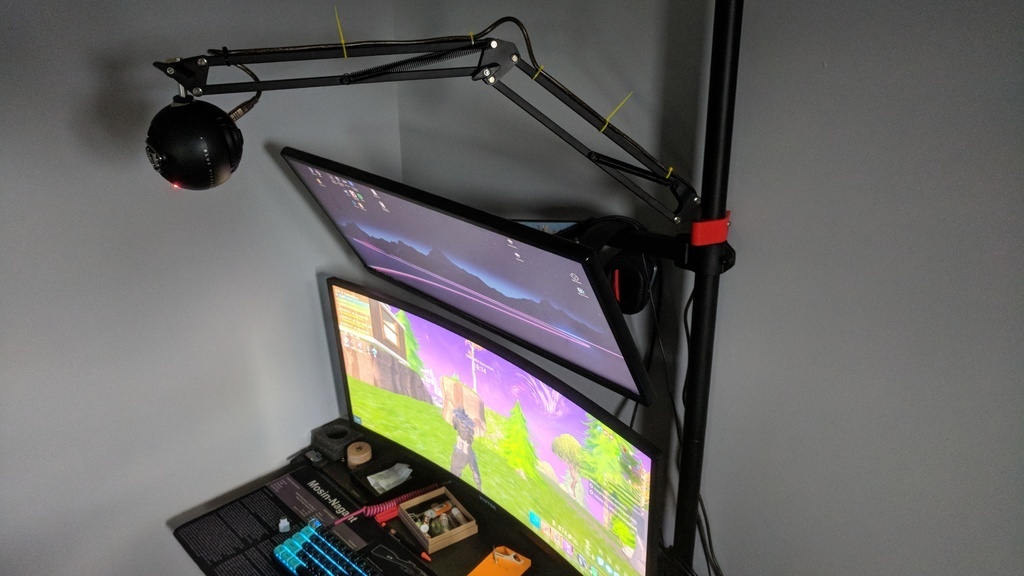 Free 3D file Microphone Arm Mount 🎤・3D print object to download・Cults