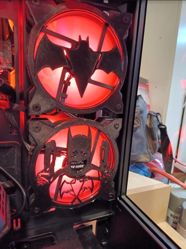 🧞‍♂️ 120mm flash point batman symbol pc fan cover grill・Free 3D File ...