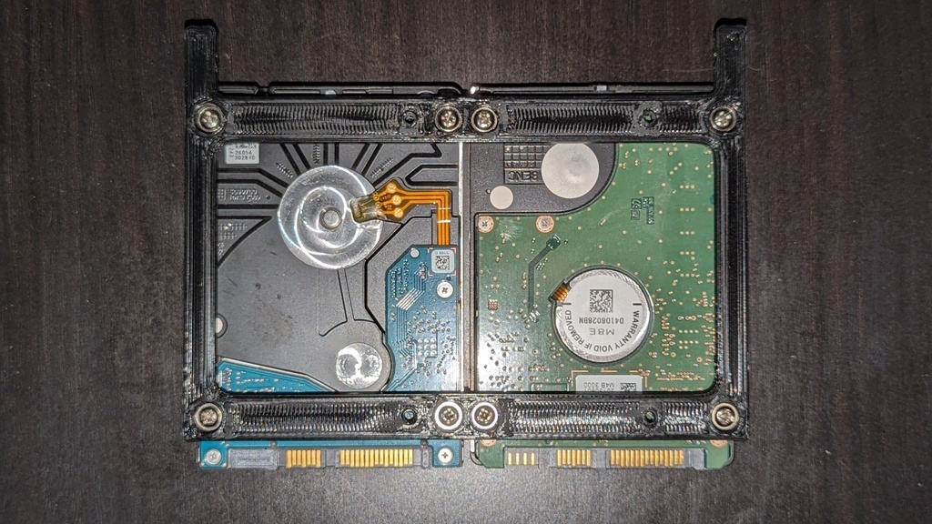 3D-Datei Adapter für zwei 2,5-Zoll-HDD/SSD-Schächte (Laptop) auf einen 5,25-Zoll-Schacht ...