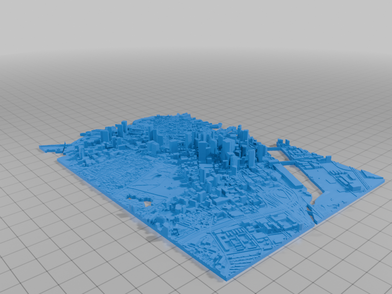 🏙️ Boston Massachusetts 3D Miniature・Free 3D File for ・Cults