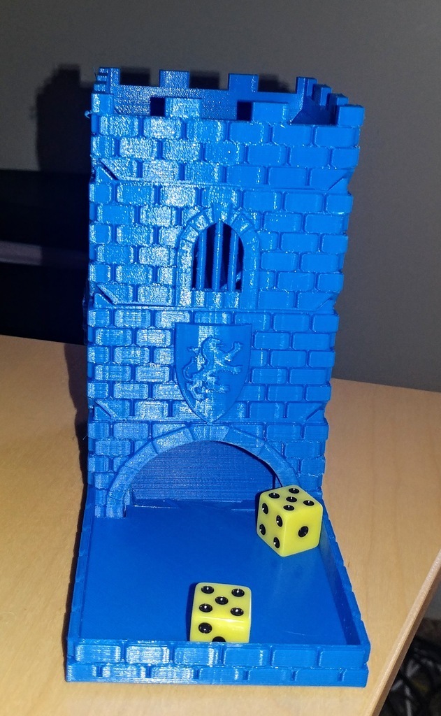3D printable Dice Tower - Modular Castle・Cults