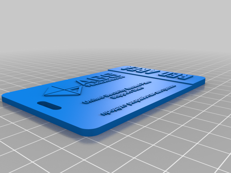 🔑 Labs red key card・Free 3D File for ・Cults