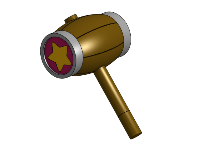 Free 3D file Kirby's (King Dedede's) Hammer 🤴・3D printing template to ...