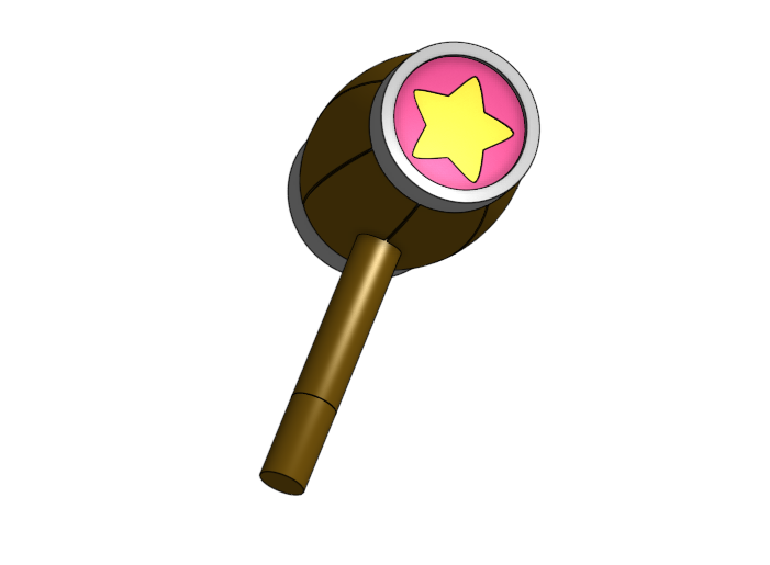 Free 3D file Kirby's (King Dedede's) Hammer 🤴・3D printing template to ...