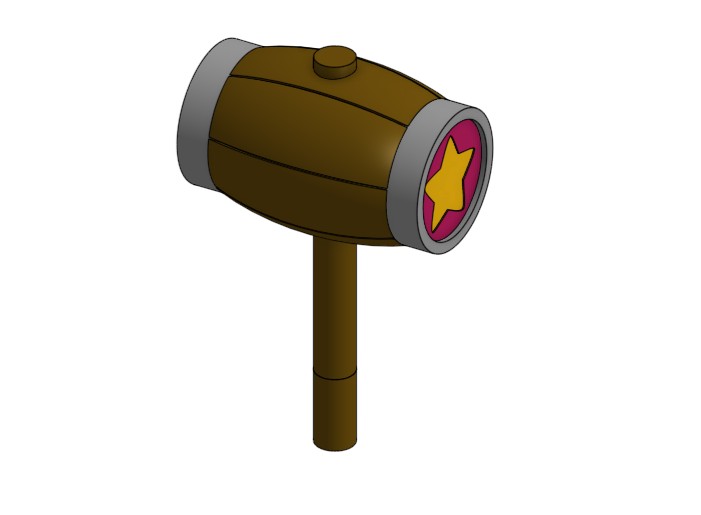 Free 3D file Kirby's (King Dedede's) Hammer 🤴・3D printing template to ...