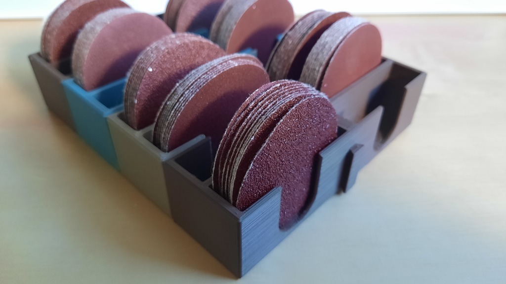 🏢 Sandpaper Organizer・Free 3D File for ・Cults