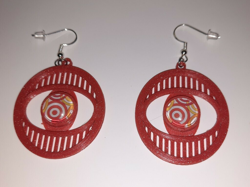 Free 3D file Earrings (3 types) 💍 ・3D printer design to download・Cults